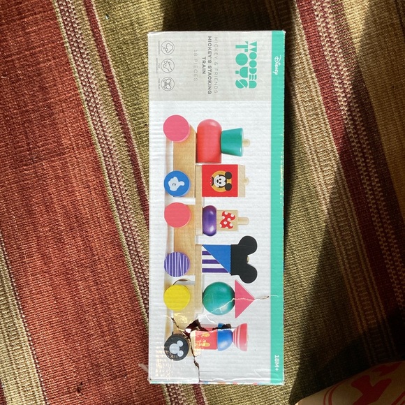 Disney | Toys | Disney Wooden Toys Mickey Friends Mickey Mouse Stacking ...